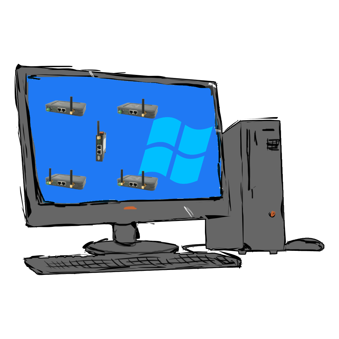 Software L sung Verbindet CONNECT Mit PC